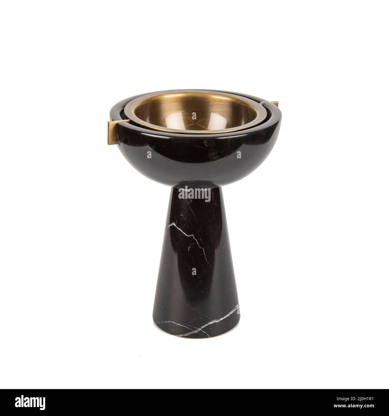 luxury home decor marble object isolated on white Stock Photo - Alamy