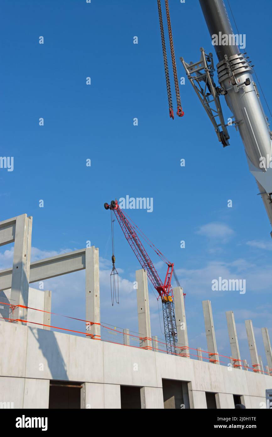 Empty construction site view hi-res stock photography and images - Alamy