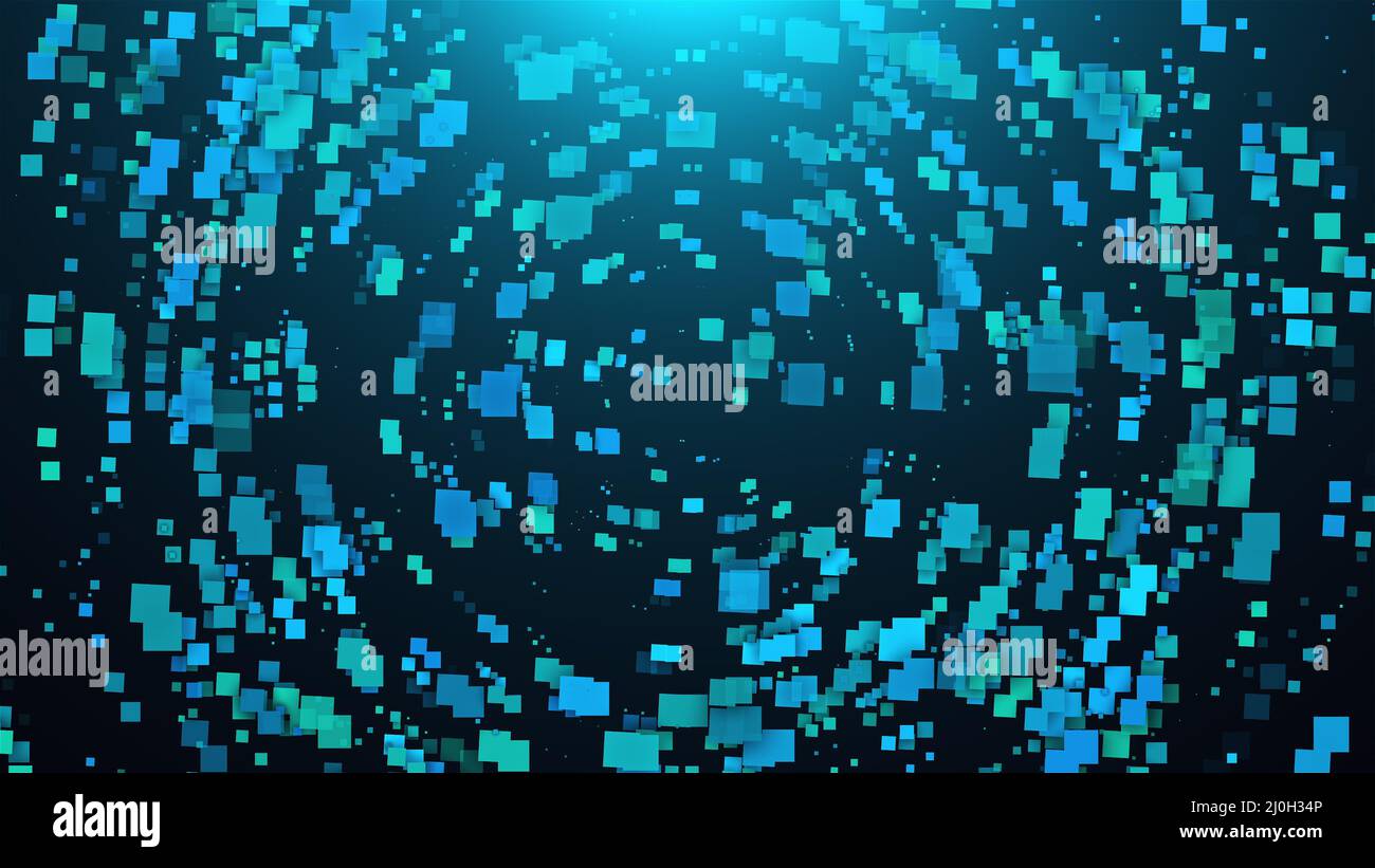 Cycle digital abstract building blocks hi-res stock photography and ...