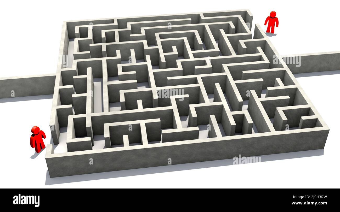 Two separate figures hi-res stock photography and images - Alamy