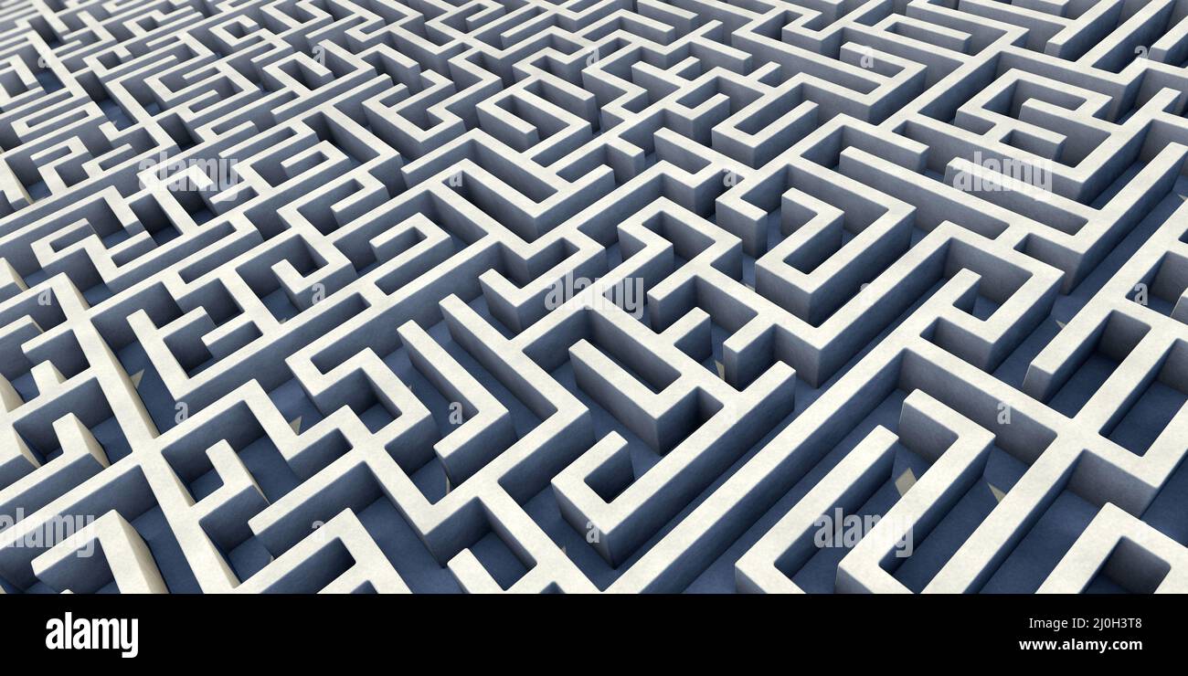 Endless maze hi-res stock photography and images - Alamy
