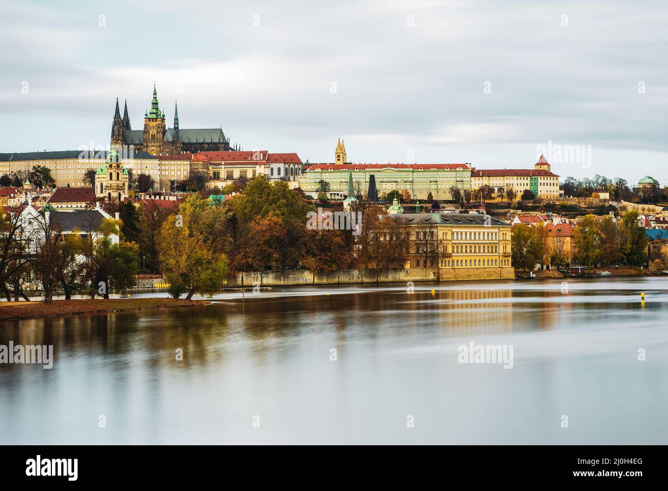 Prague vibrant scene castle hi-res stock photography and images - Alamy