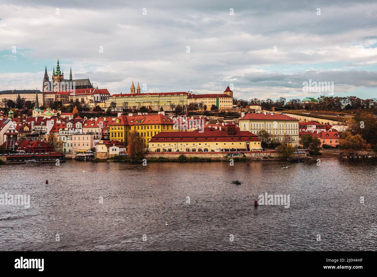 Prague vibrant scene castle hi-res stock photography and images - Alamy