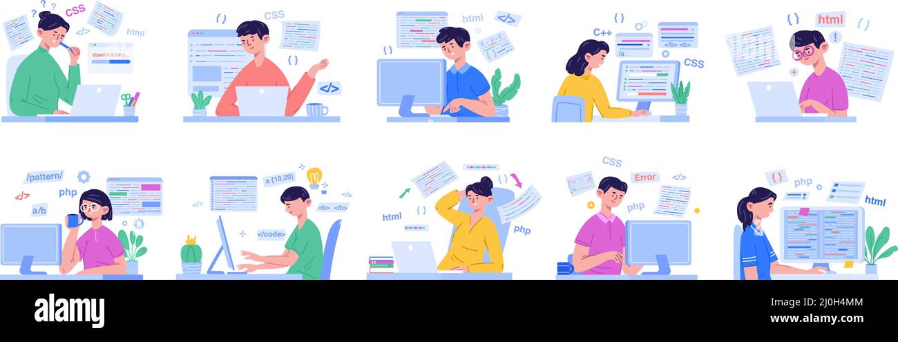 Illustration company work process on hi-res stock photography and ...