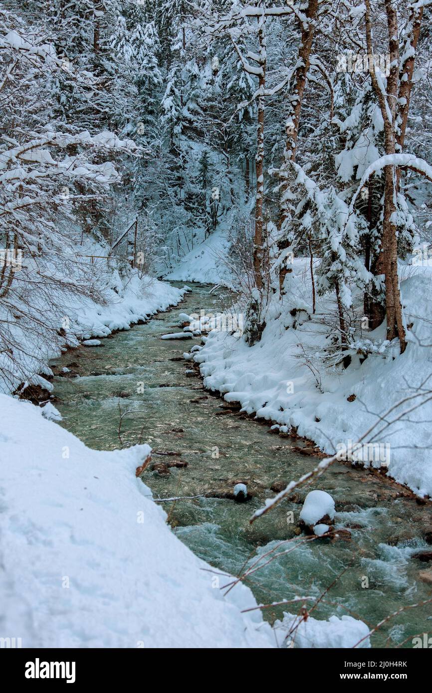 River Partnach in Garmisch-Partenkirchen Stock Photo - Alamy