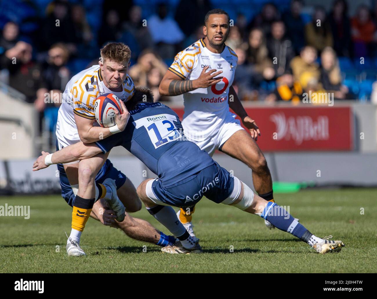 19th March 2022 ; AJ Bell Stadium, Sale, England; Premiership Rugby Cup ...