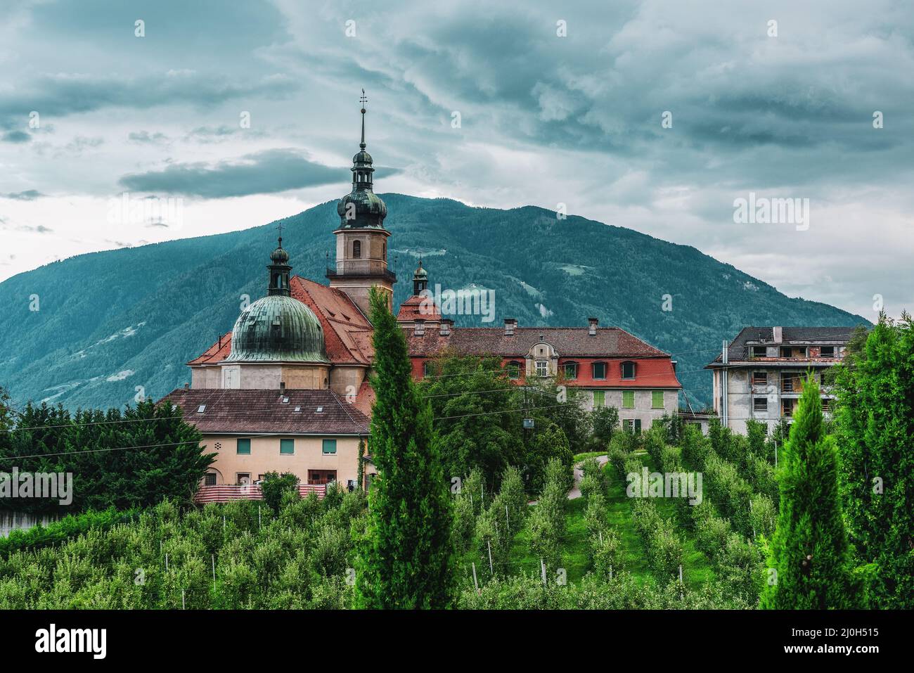 An old monastery in South Tyrol Stock Photo - Alamy