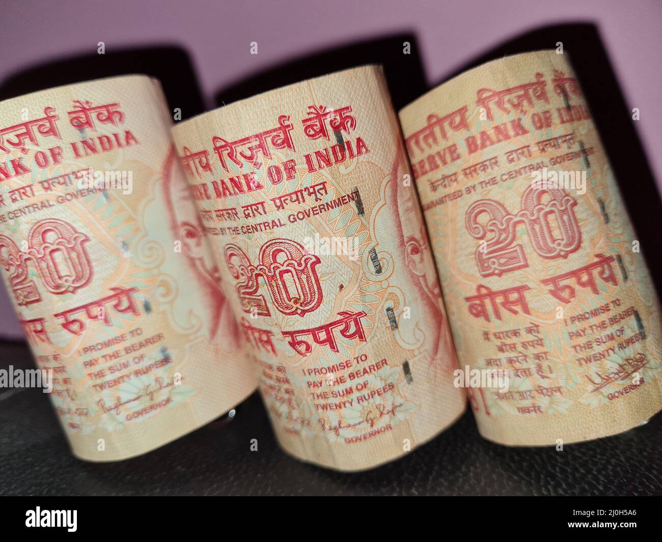 Closeup shot indian rupee hi-res stock photography and images - Alamy