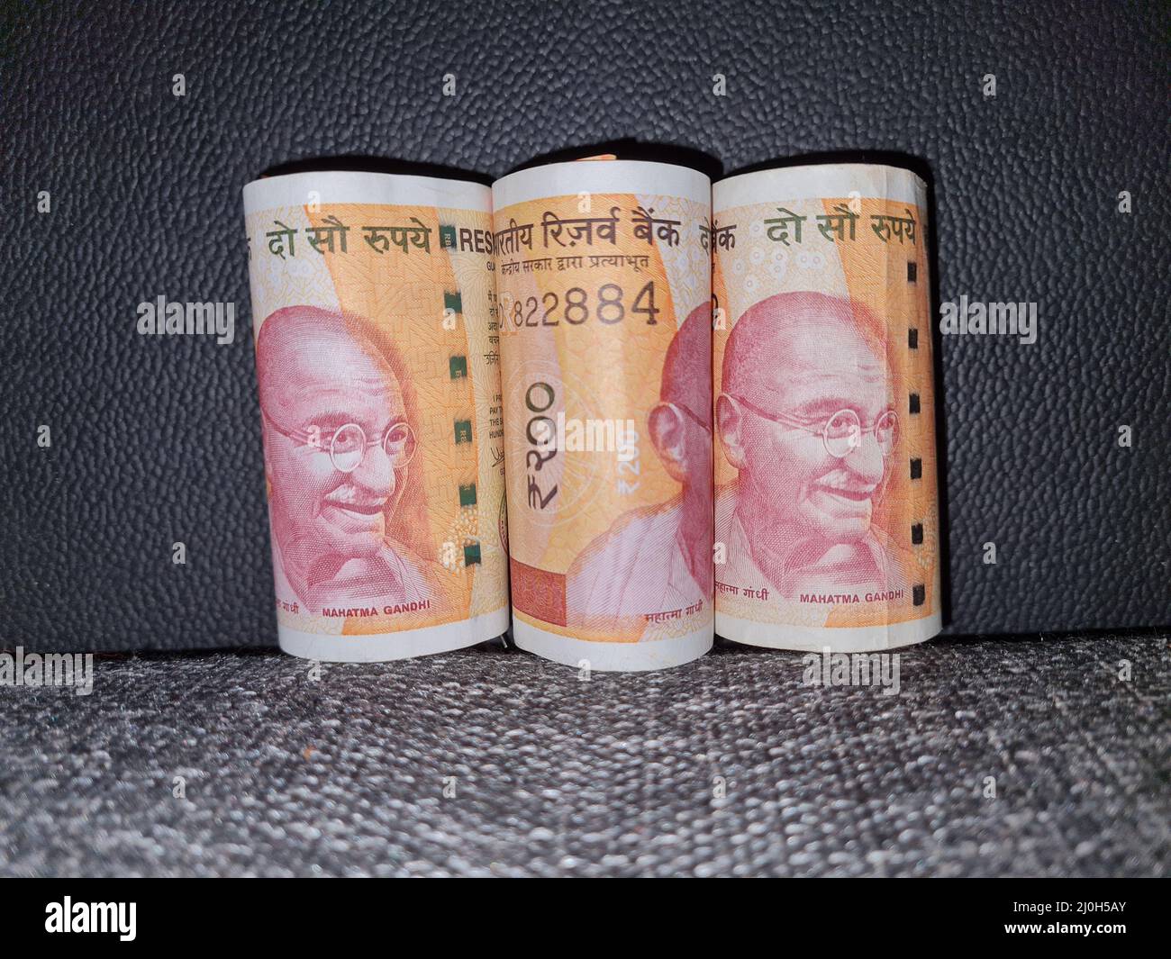Closeup shot of Indian rupee banknotes Stock Photo - Alamy