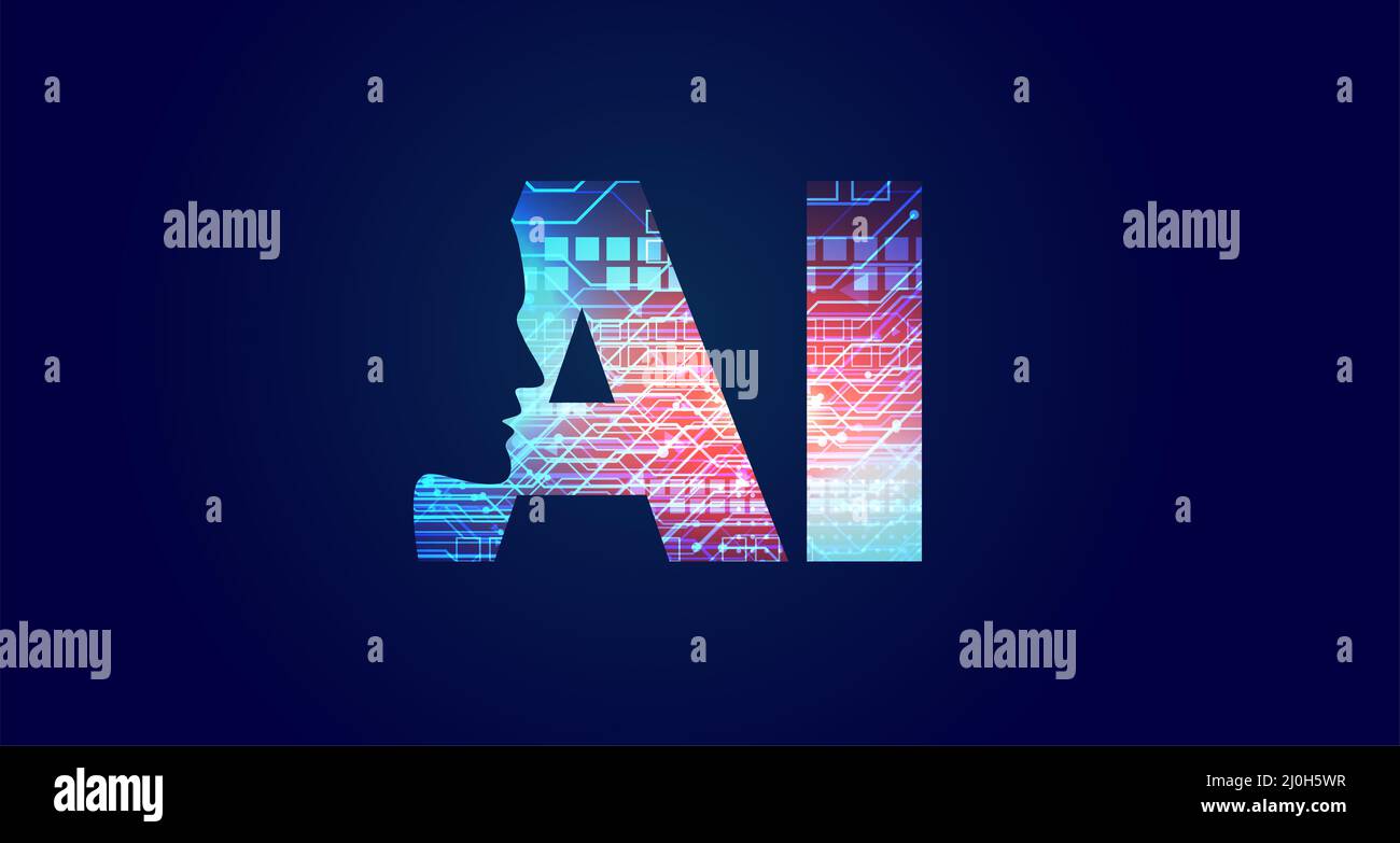 Artificial intelligence concept design hi-res stock photography and ...