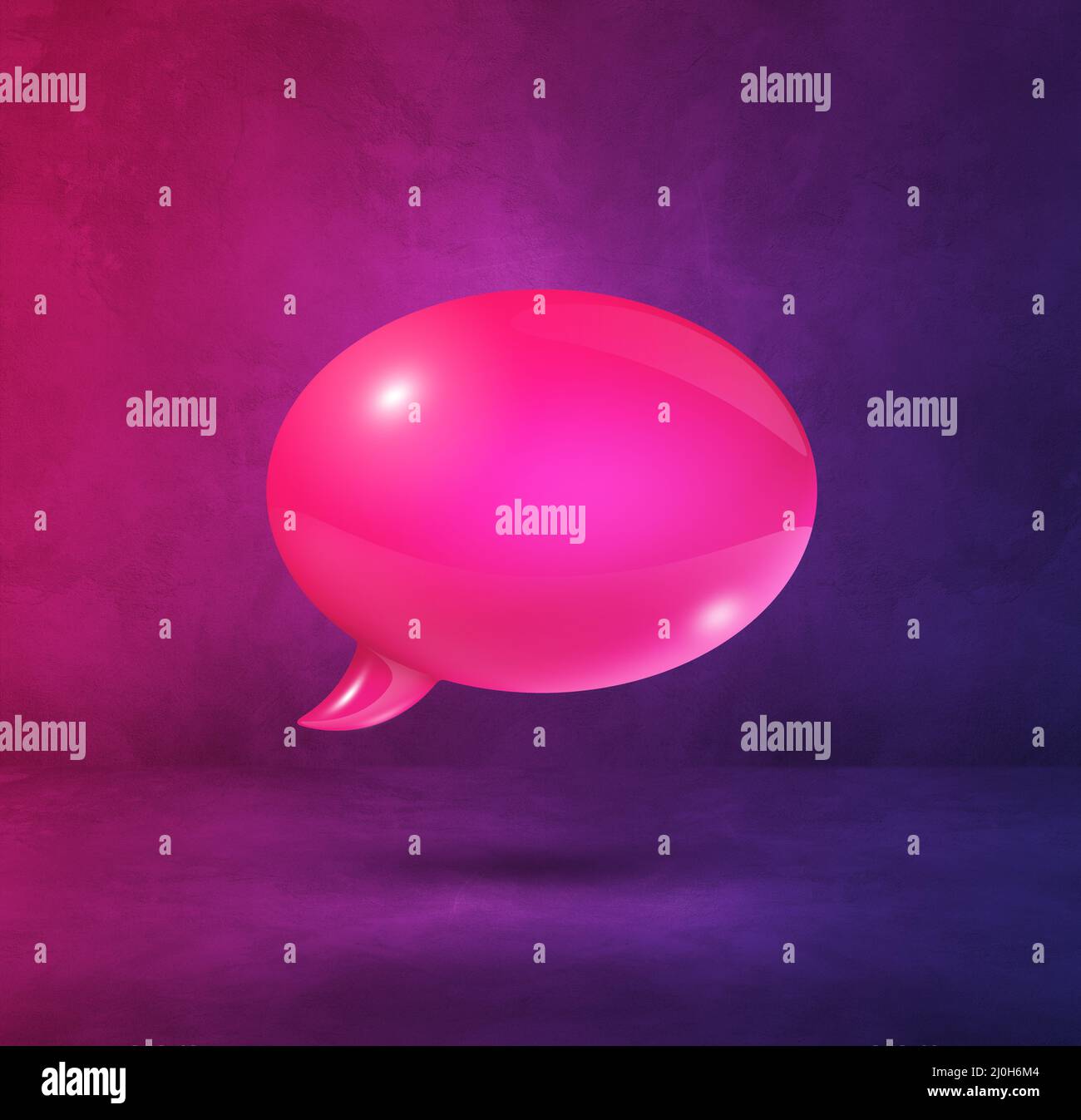 Pink speech bubble hi-res stock photography and images - Alamy