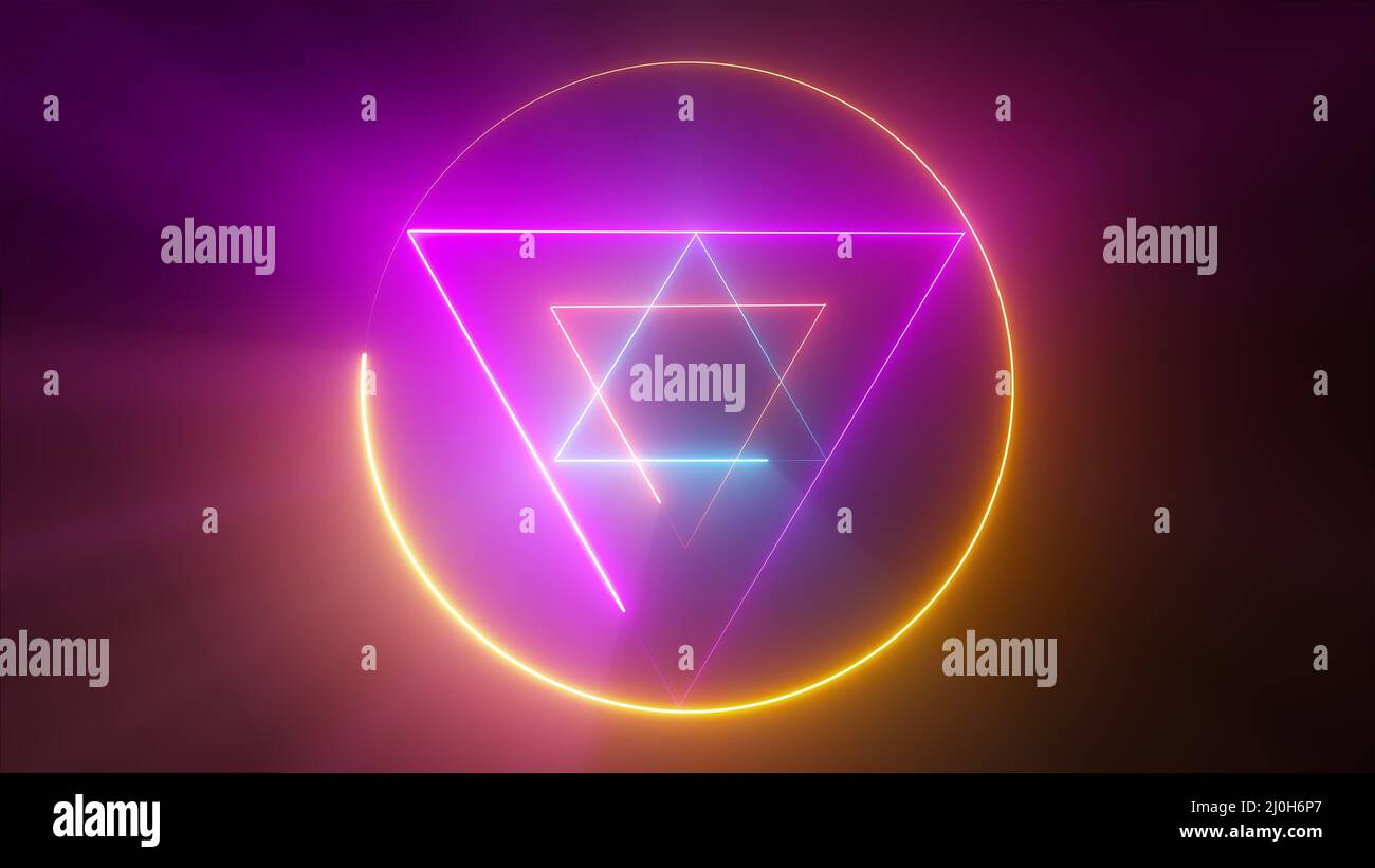 Magic neon sign Stock Photo - Alamy