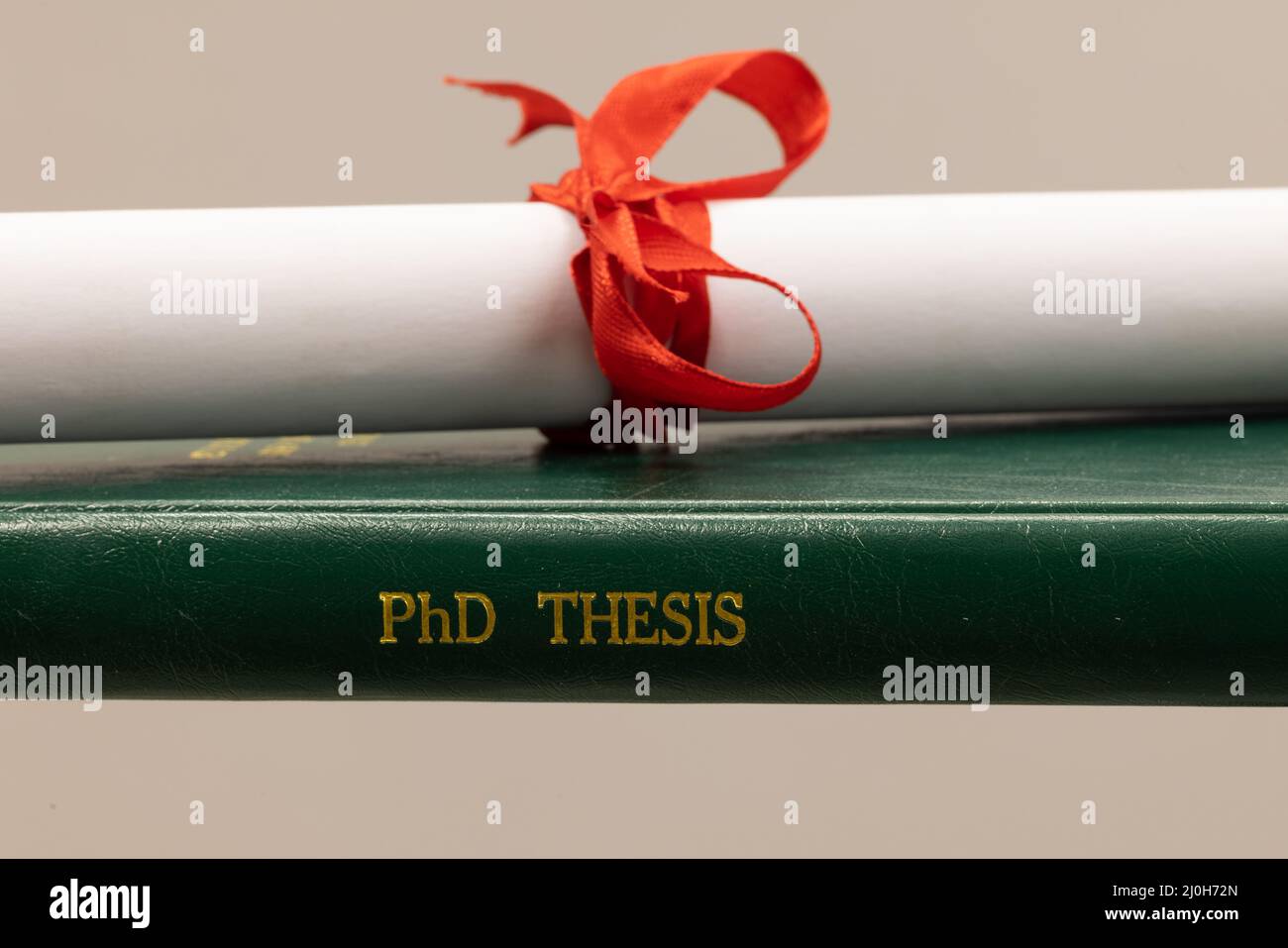 Phd certificate hi-res stock photography and images - Alamy