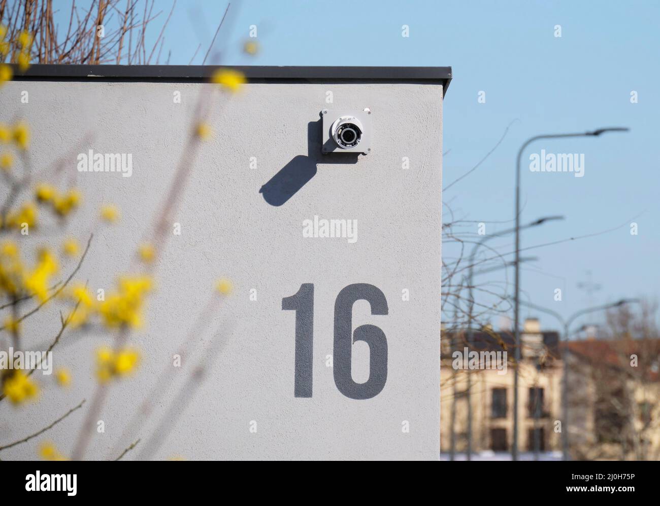 security camera control - Security Camera, CCTV on location Stock Photo ...