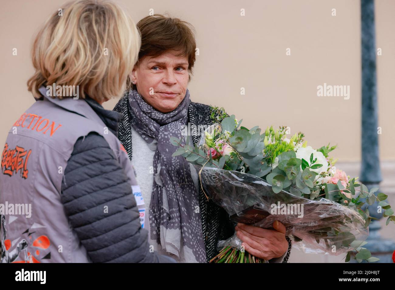 Monaco. 19th Mar, 2022. HSH the Princess Stephanie of Monaco and Mrs ...