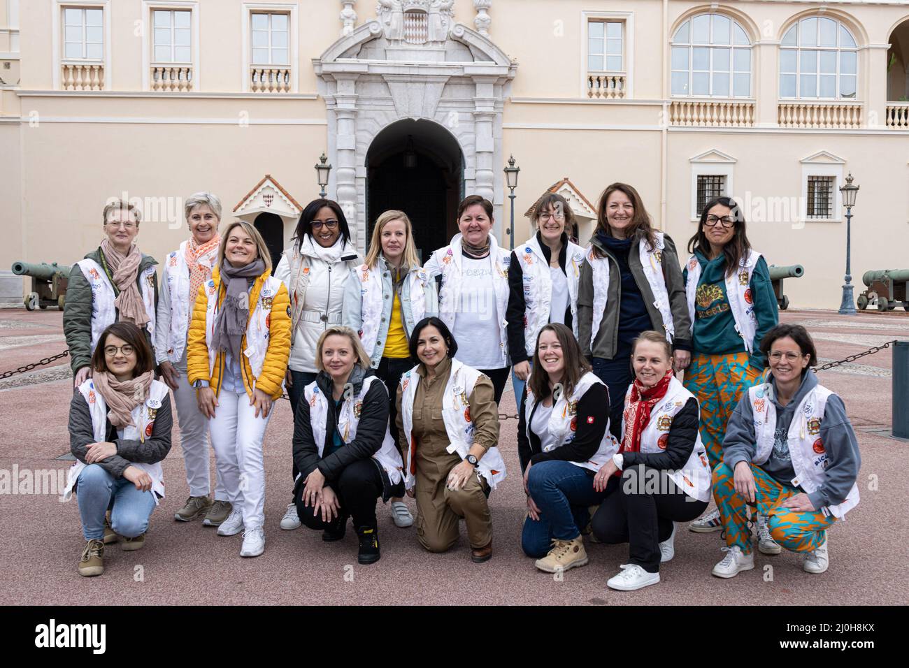 Monaco. 19th Mar, 2022. HSH the Princess Stephanie of Monaco and Mrs ...