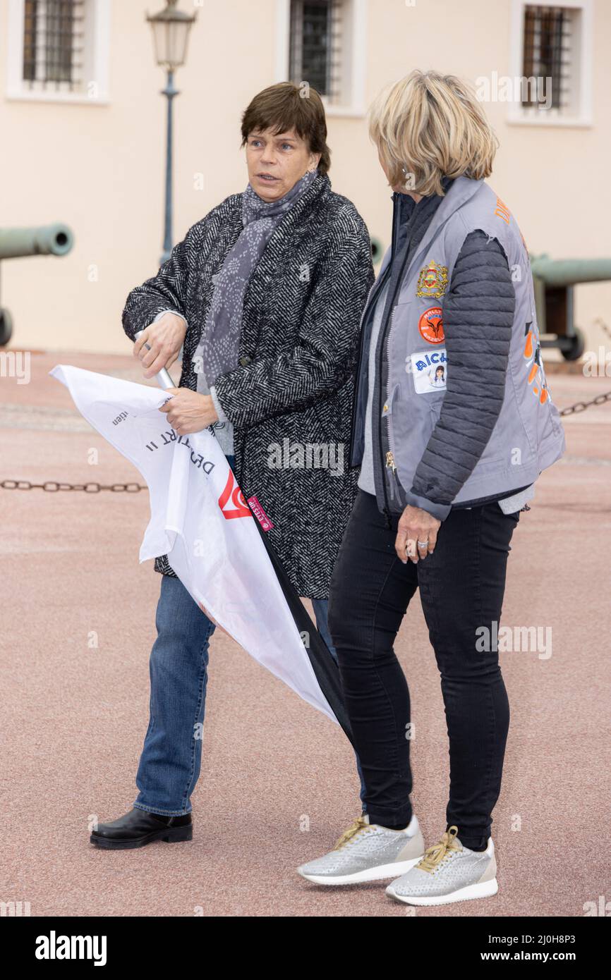 Monaco. 19th Mar, 2022. HSH the Princess Stephanie of Monaco and Mrs ...