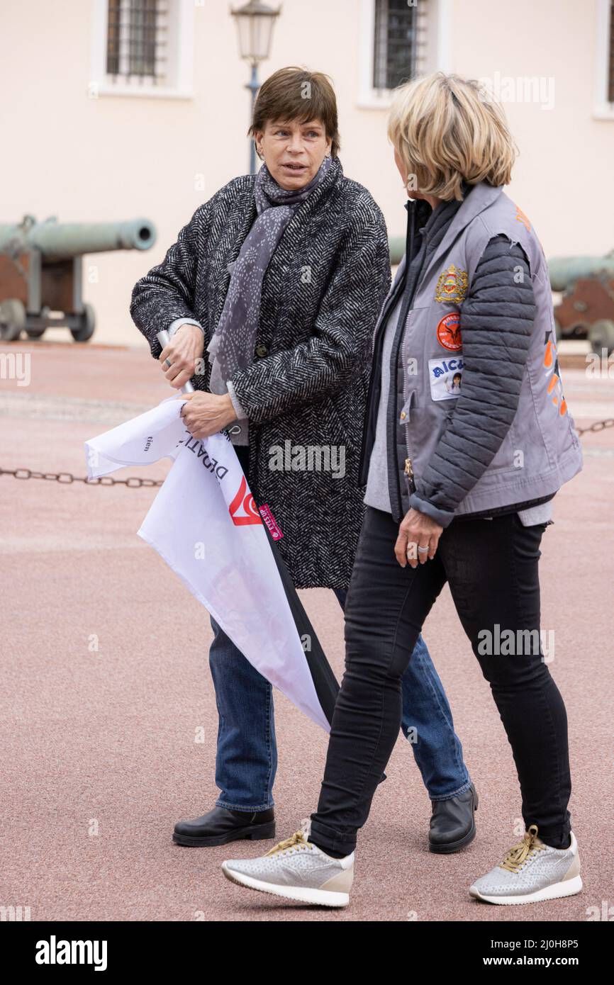 Monaco. 19th Mar, 2022. HSH the Princess Stephanie of Monaco and Mrs ...