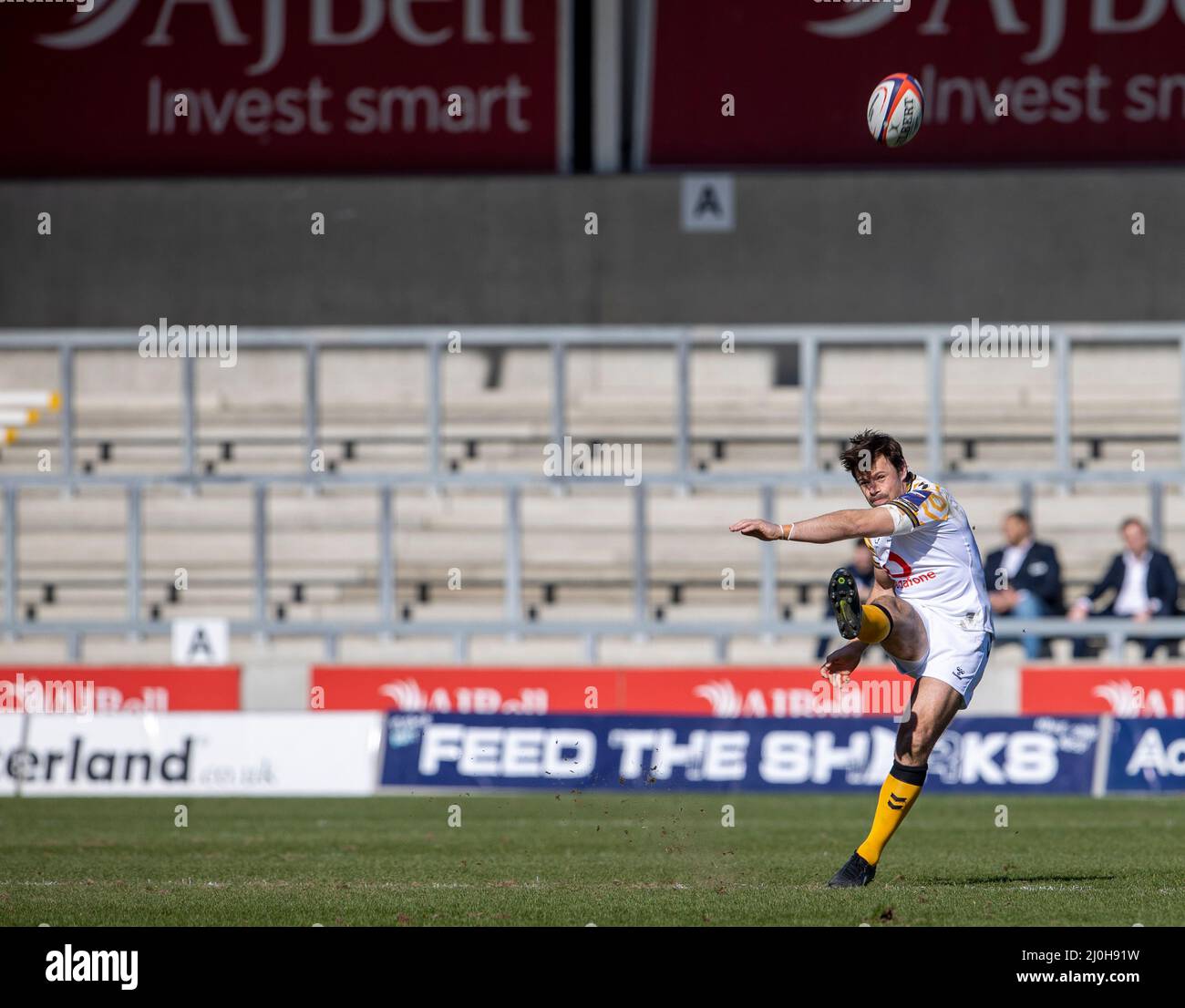 19th March 2022 ; AJ Bell Stadium, Sale, England; Premiership Rugby Cup ...