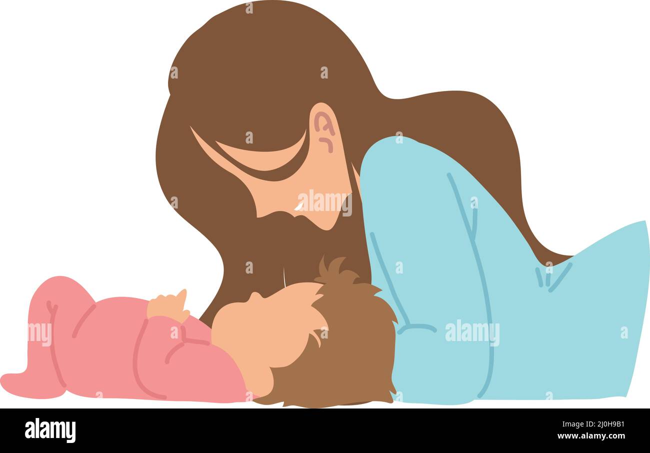 Resting mom Stock Vector Images - Alamy