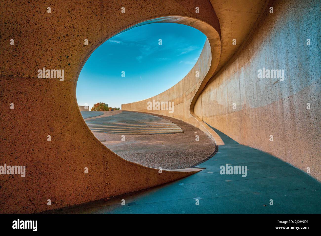 Modern architecture in Belgium. Brug van Vroenhoven Stock Photo - Alamy