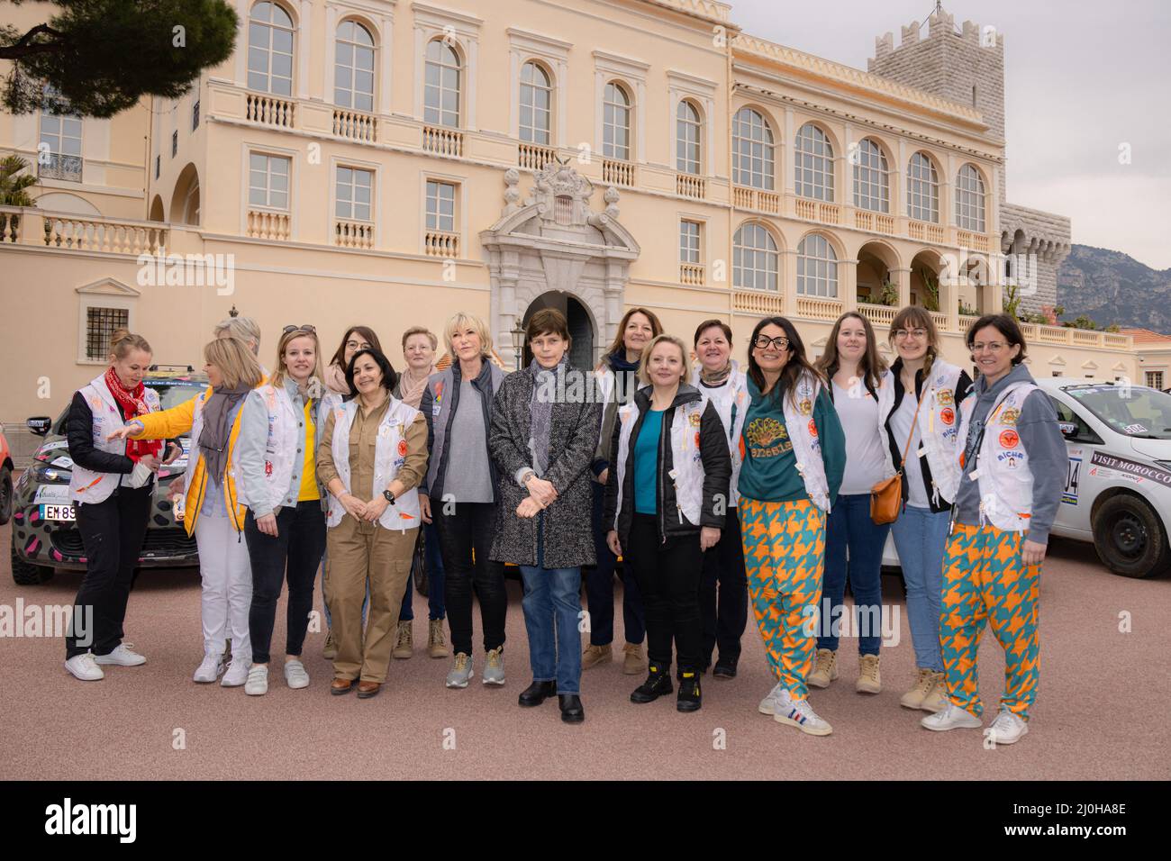Monaco. 19th Mar, 2022. HSH the Princess Stephanie of Monaco and Mrs ...