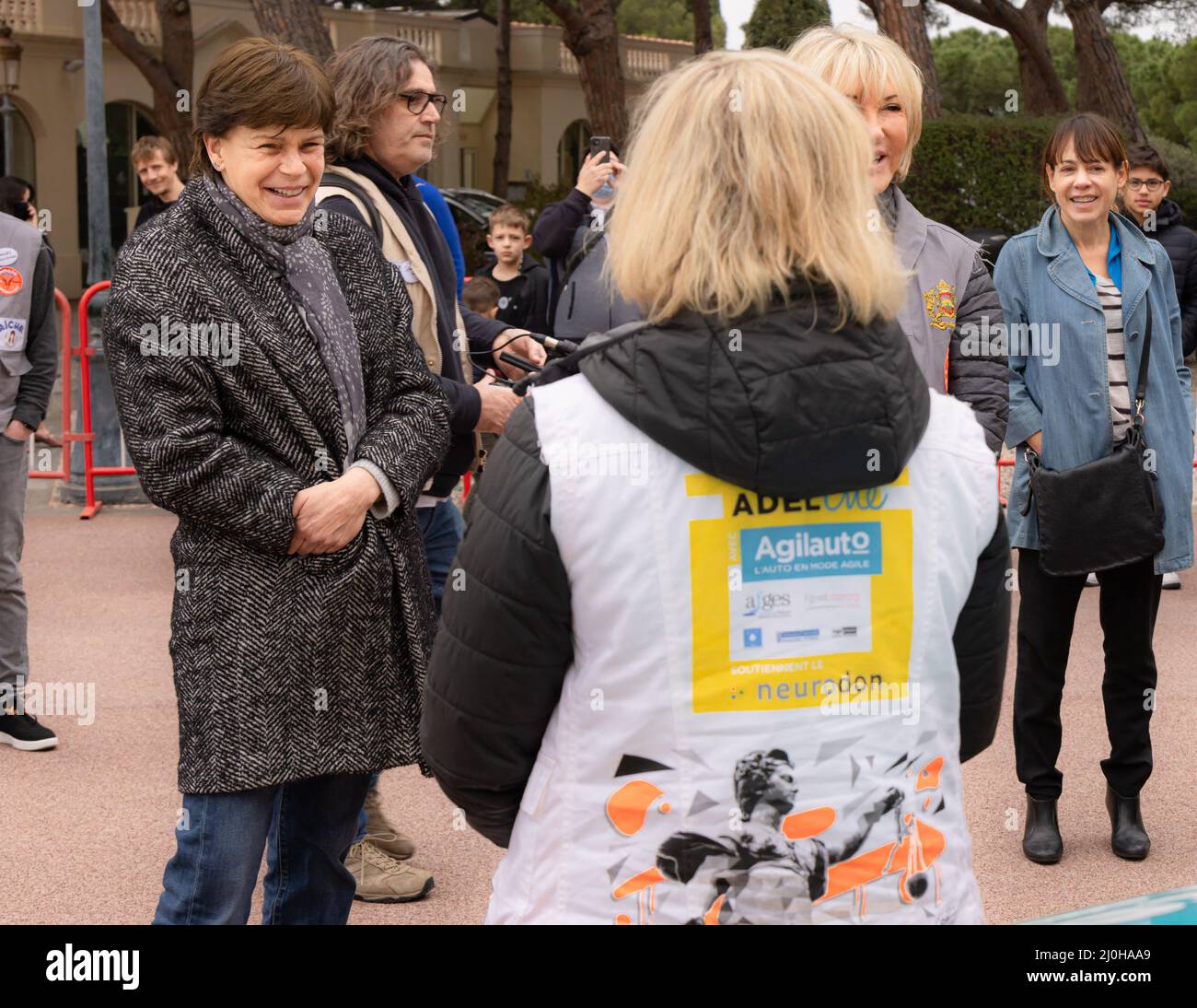 Monaco. 19th Mar, 2022. HSH the Princess Stephanie of Monaco and Mrs ...