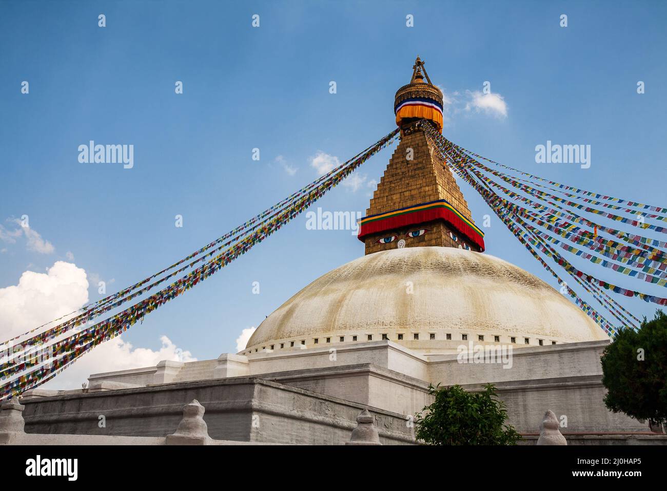 Ancient Boudhanath Great Stupa is largest buddhist stupas in Kathmandu ...