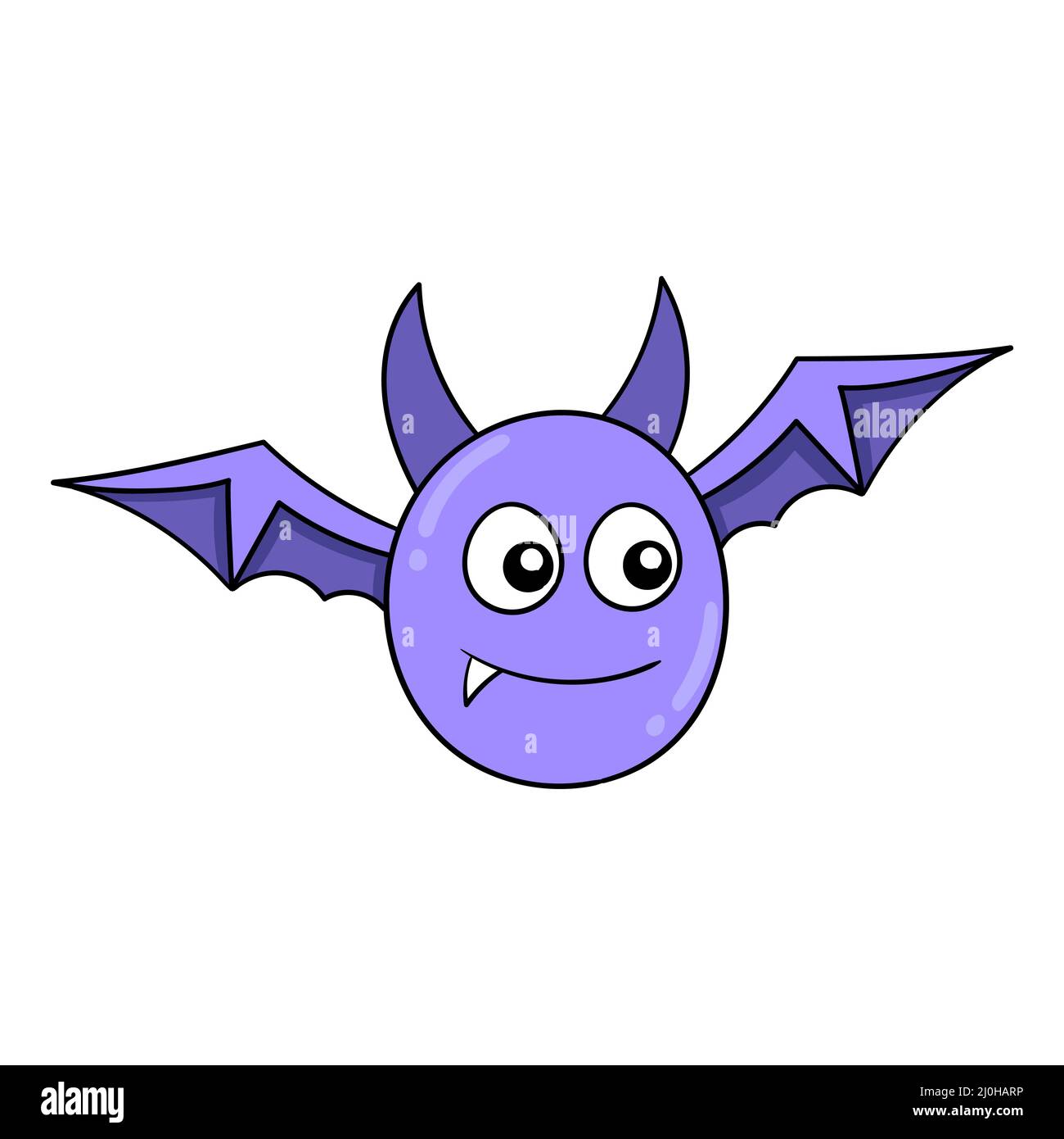 purple bat flying Stock Vector Image & Art - Alamy