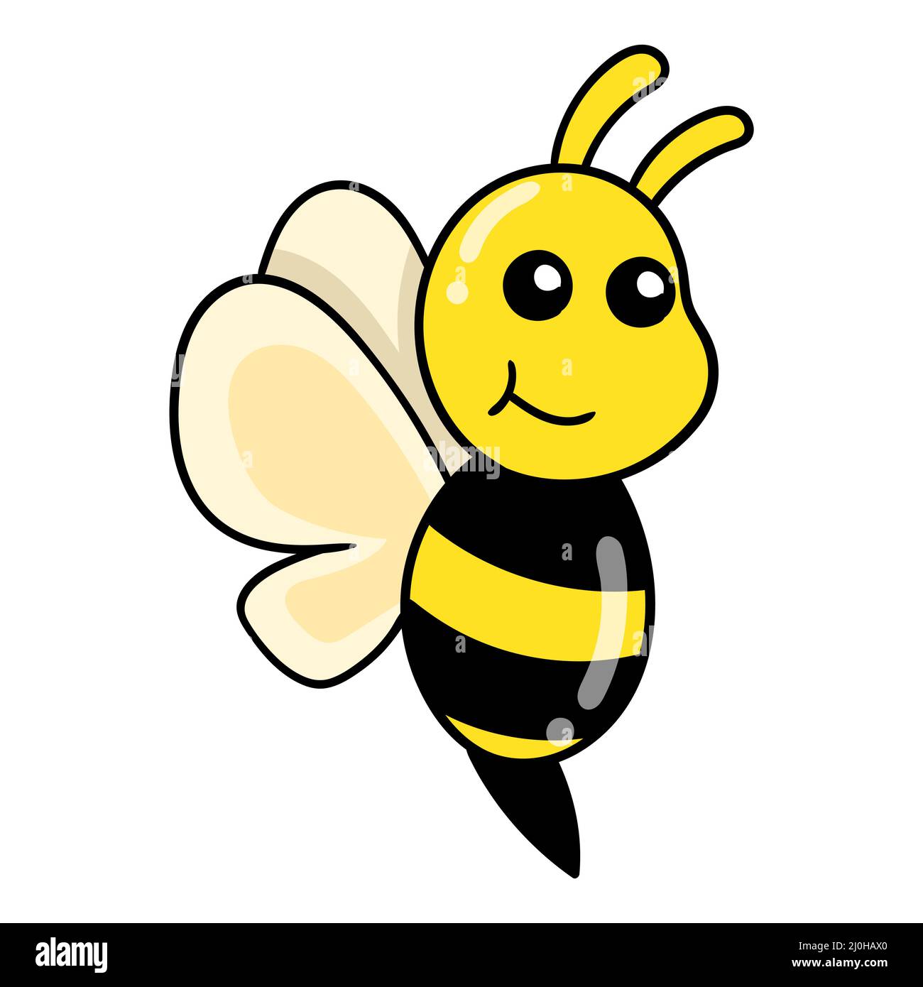 cute little bee Stock Vector Image & Art - Alamy