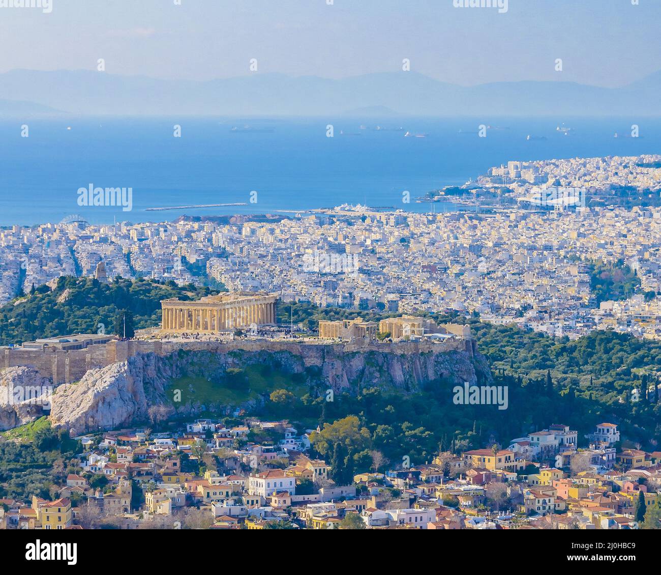 Aerial of athens hi-res stock photography and images - Alamy