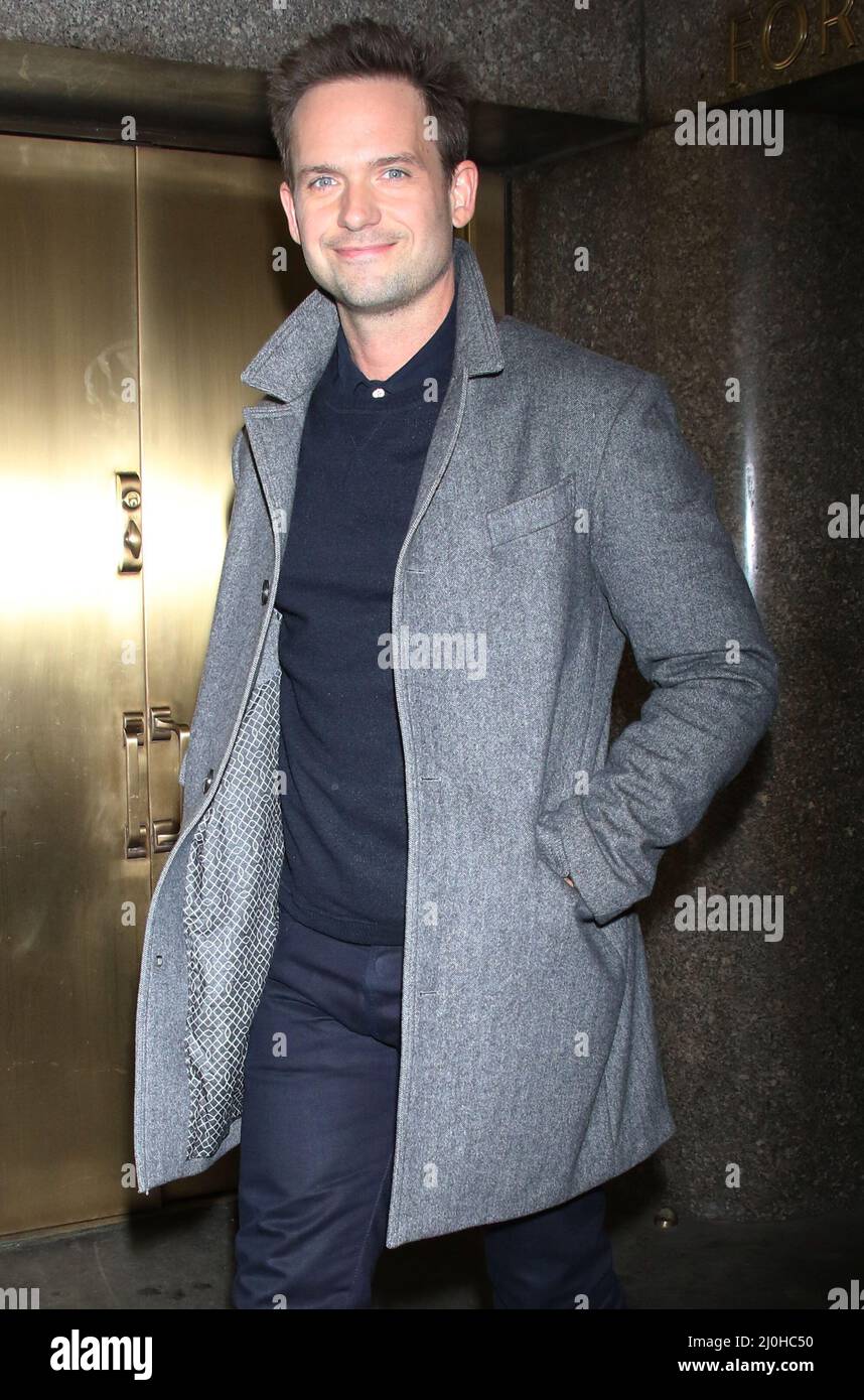 New York, NY, USA. 18th Mar, 2022. Patrick J, Adams at New York Live ...