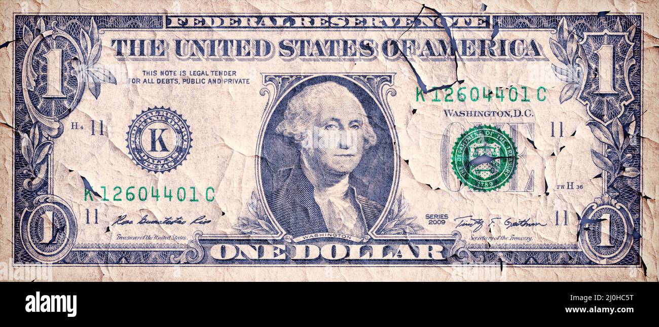 One dollar bill poster hi-res stock photography and images - Alamy