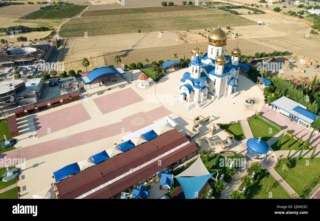 Russian orthodox church dedicated to Saint Andrew at the village ...