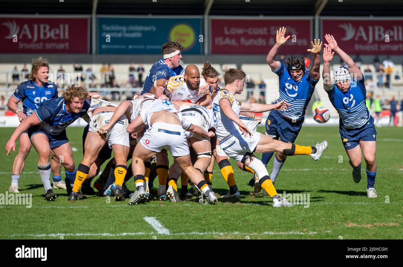 19th March 2022 ; AJ Bell Stadium, Sale, England; Gallagher Premiership ...