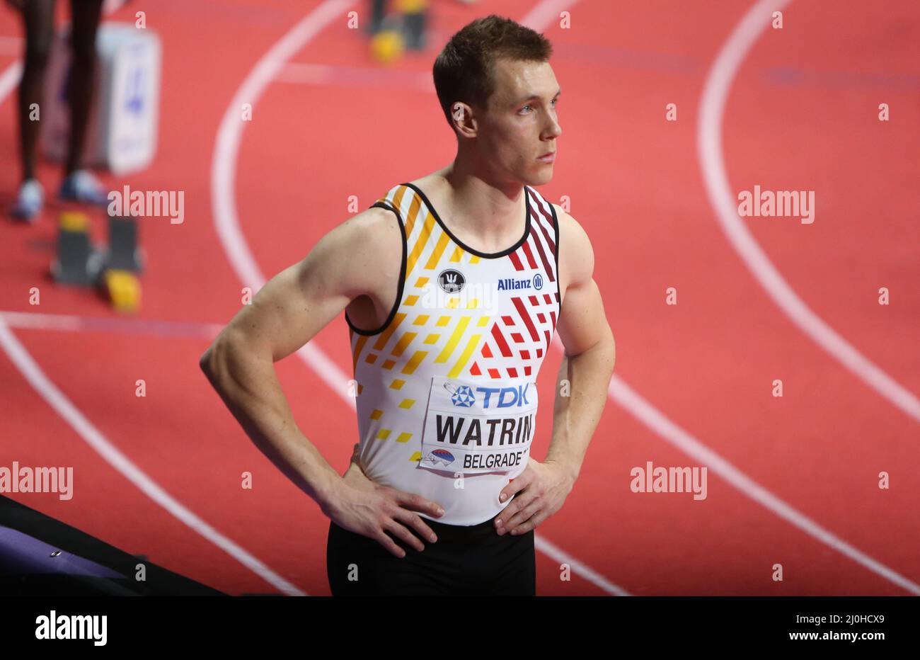 Julien WATRIN of Belgium, 1/2 Final 400 M Men during the World ...