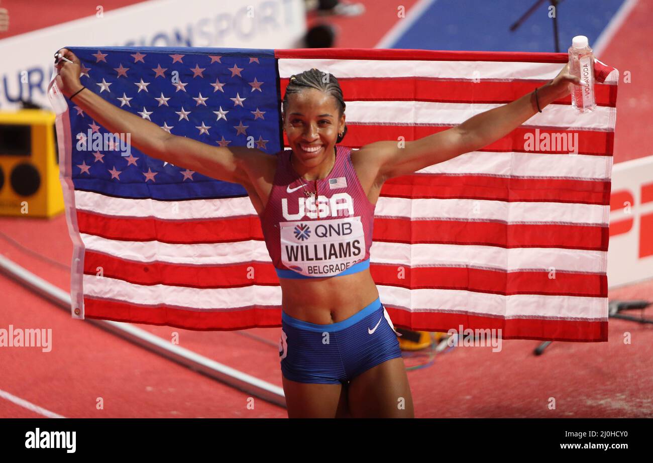 Kendell WILLIAMS of USA, 800 M Pentathlon Women during the World ...