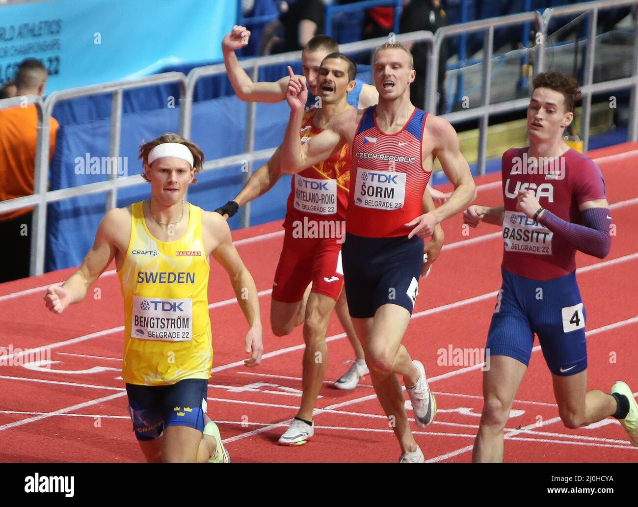 Carl BENGTSTROM of Sweden, Trevor BASSITT of USA, Patrik SORM of Czech ...