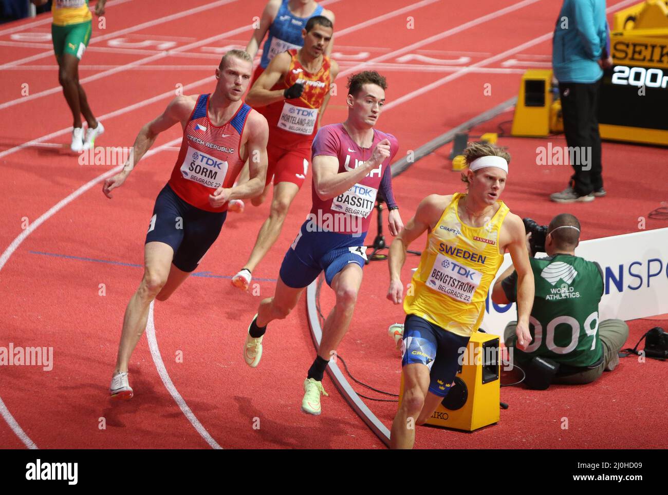 Carl BENGTSTROM of Sweden, Trevor BASSITT of USA, Patrik SORM of Czech ...