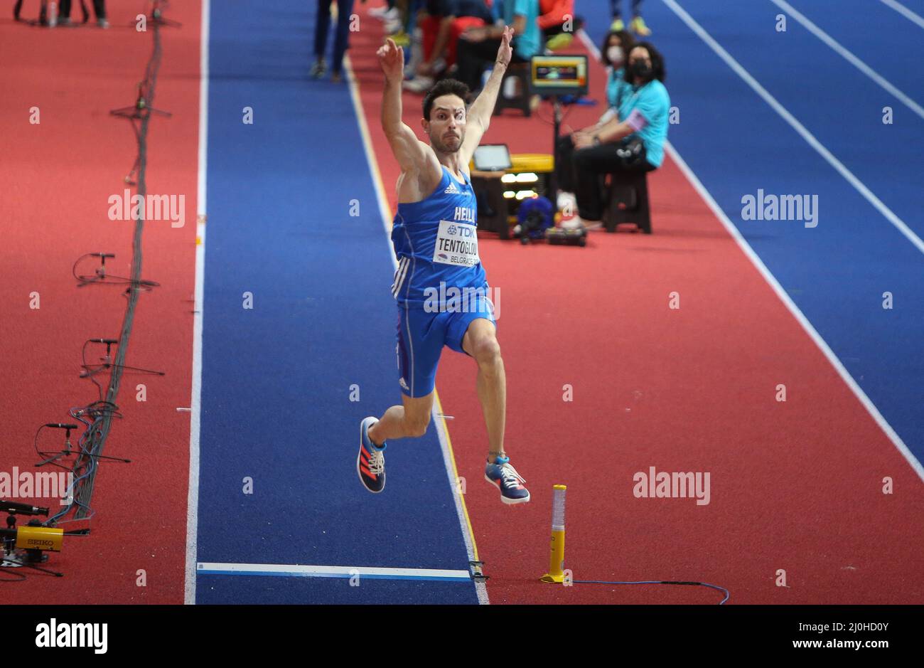 Miltiadis TENTOGLOU of Greece, Final Long Jump Men during the World ...