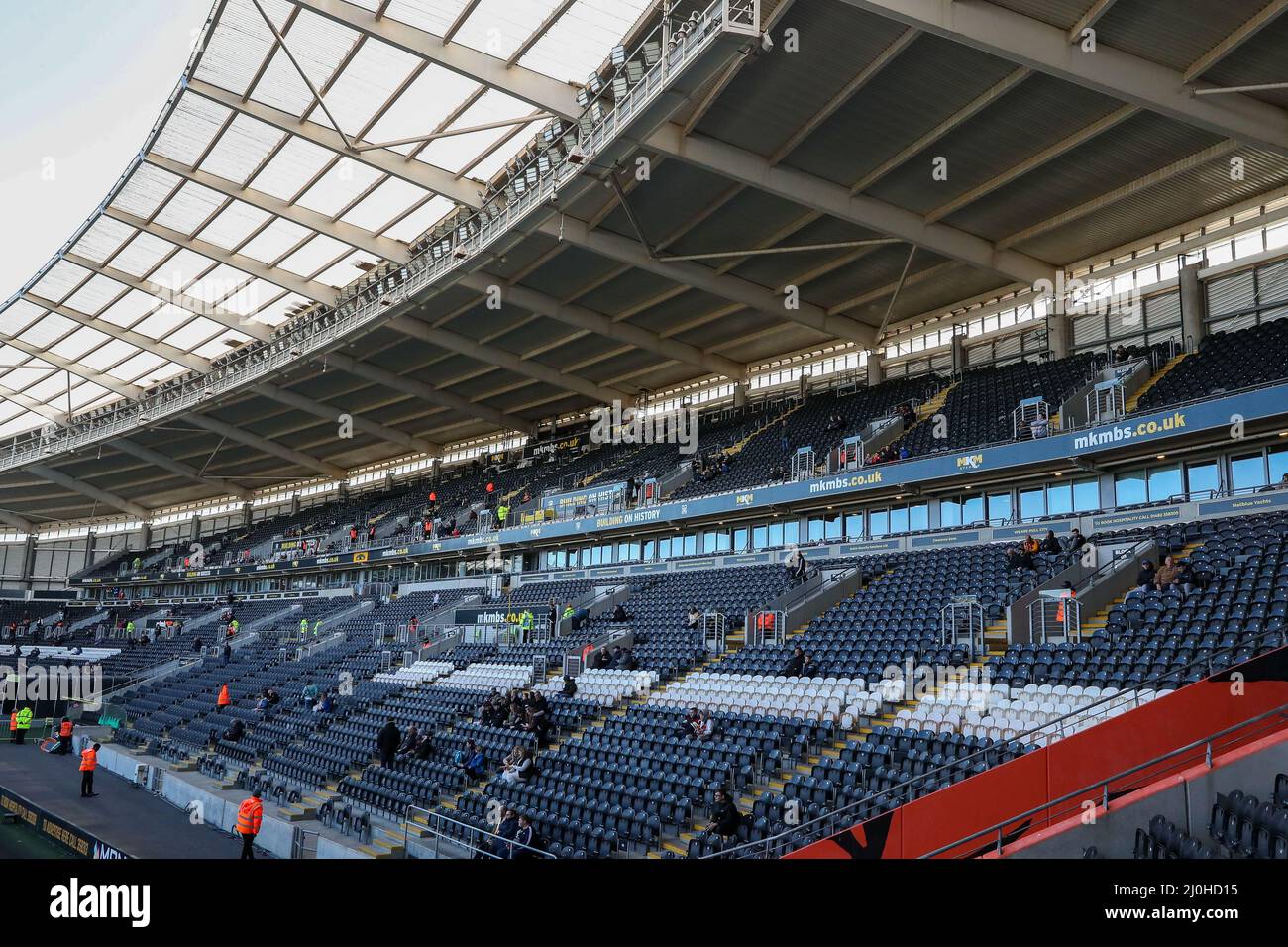 The West Stand upper is open for the first time in five years today ...
