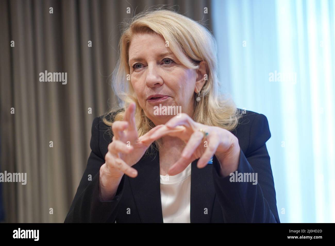 Berlin, Germany. 18th Mar, 2022. Catherine Russell, Director of the UN ...