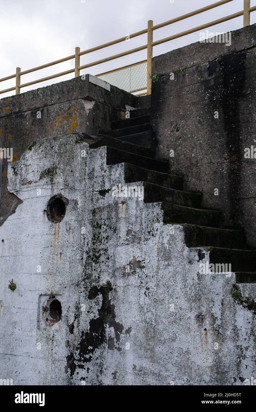 Saint Nazaire, France - March 2, 2022: German submarine base in Saint ...
