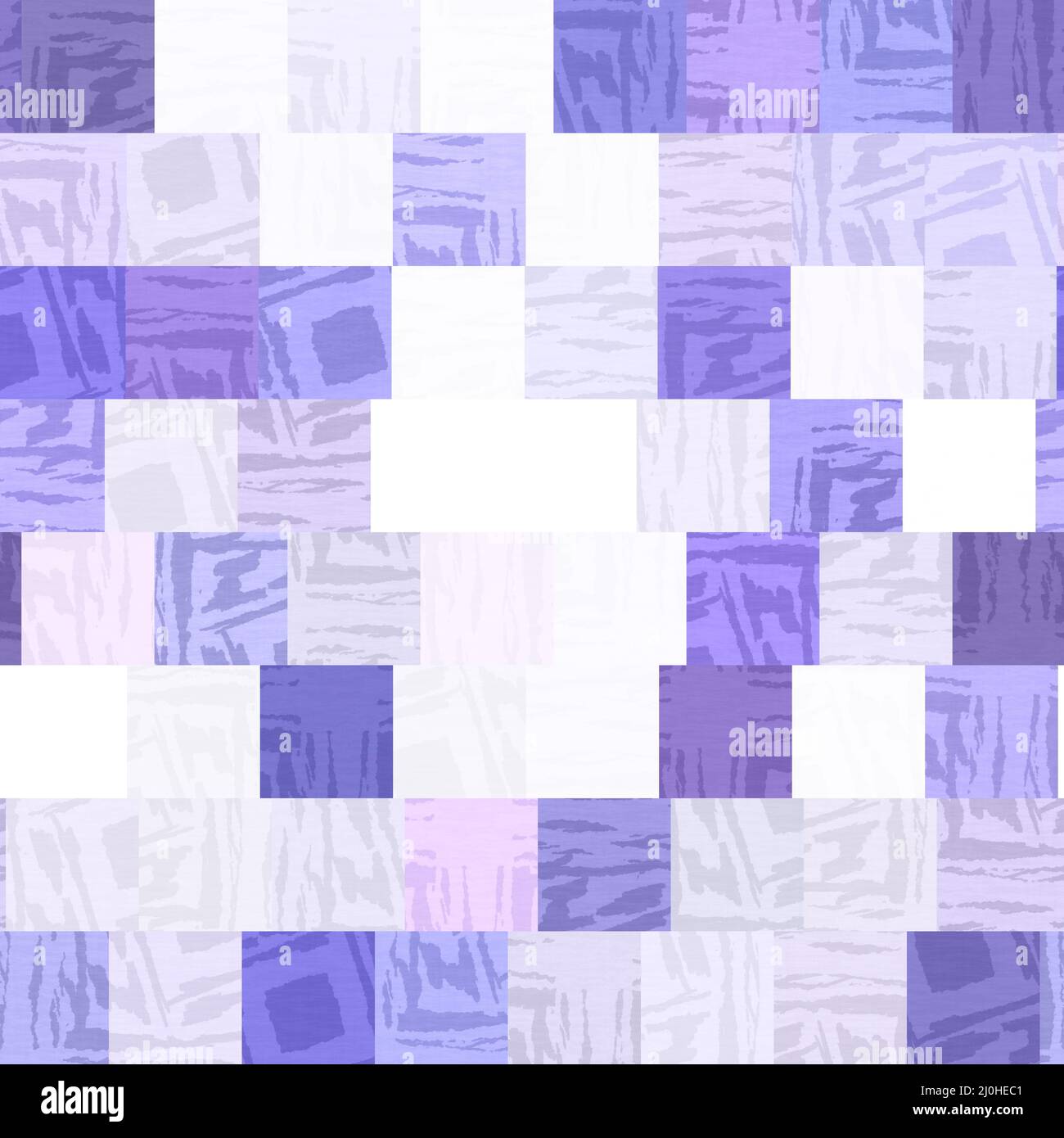 Random patchwork purple mosaic pixel grid seamless pattern. Modern ...