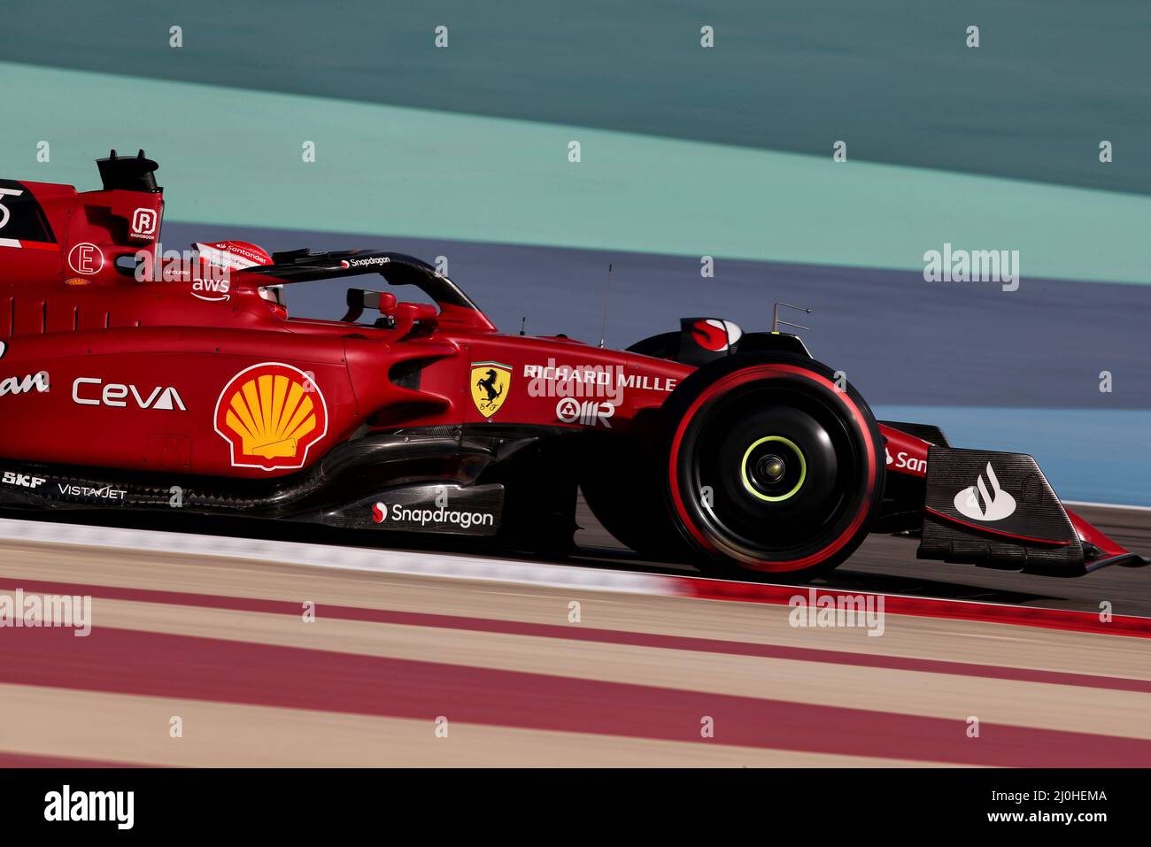 Charles Leclerc (MON) Ferrari F1-75. Bahrain Grand Prix, Saturday 19th ...
