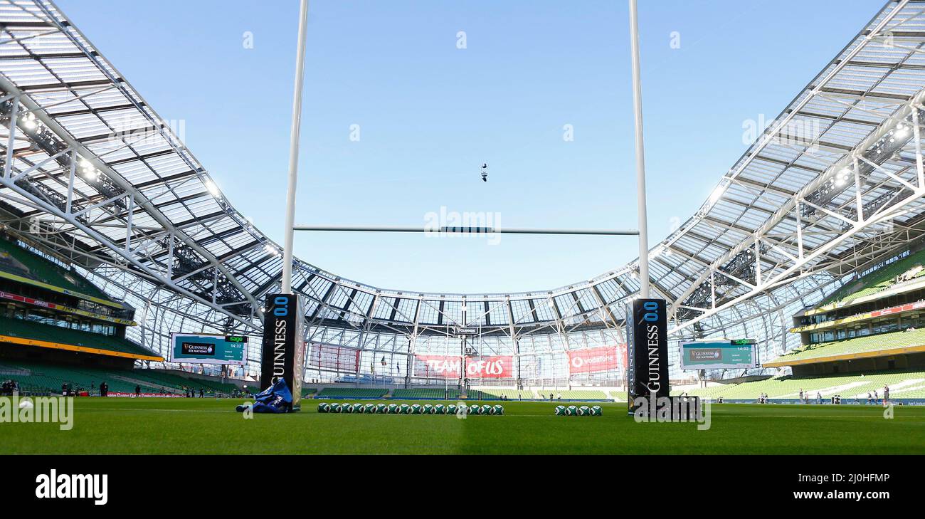 19th March 2022 ; Aviva Stadium, Dublin, Ireland; 6-Nations ...