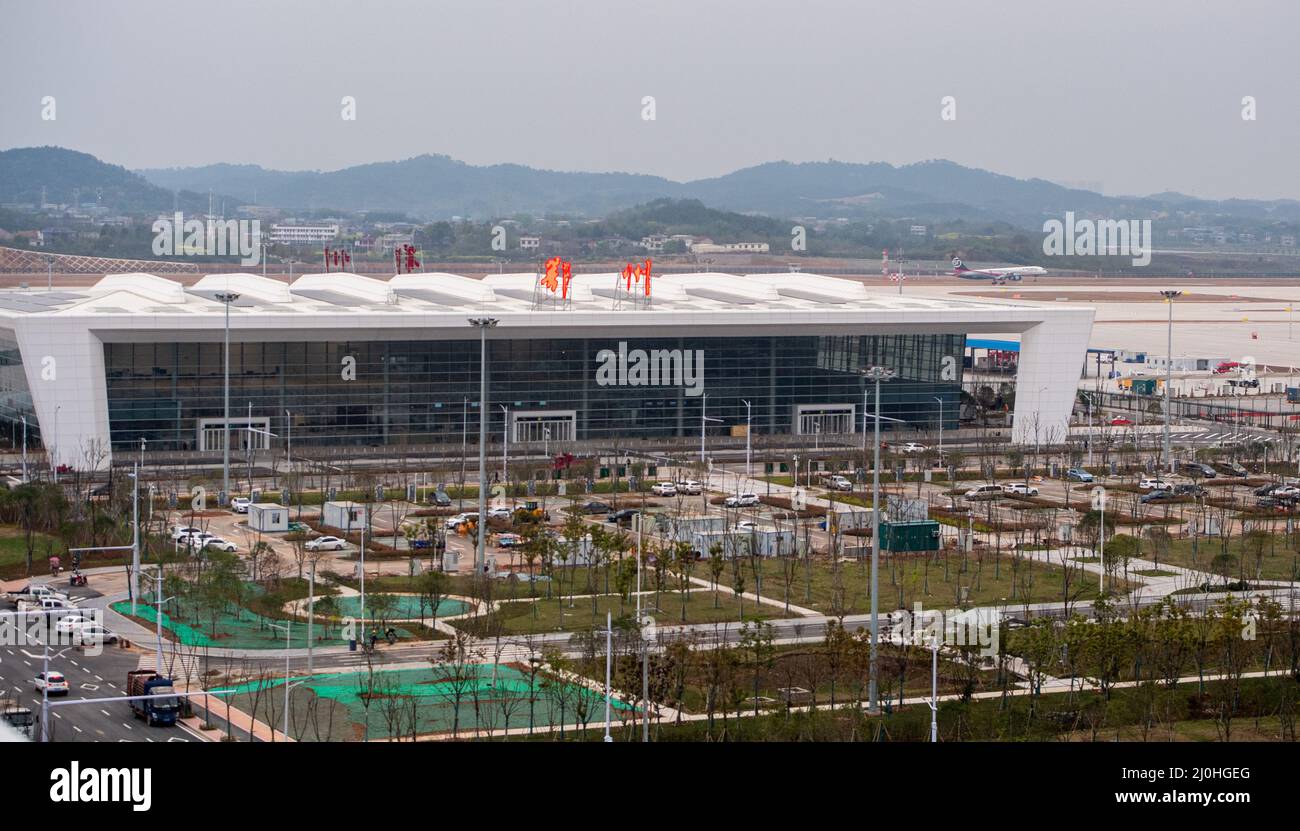 Ezhou. 19th Mar, 2022. Photo taken on March 19, 2022 shows a view of ...