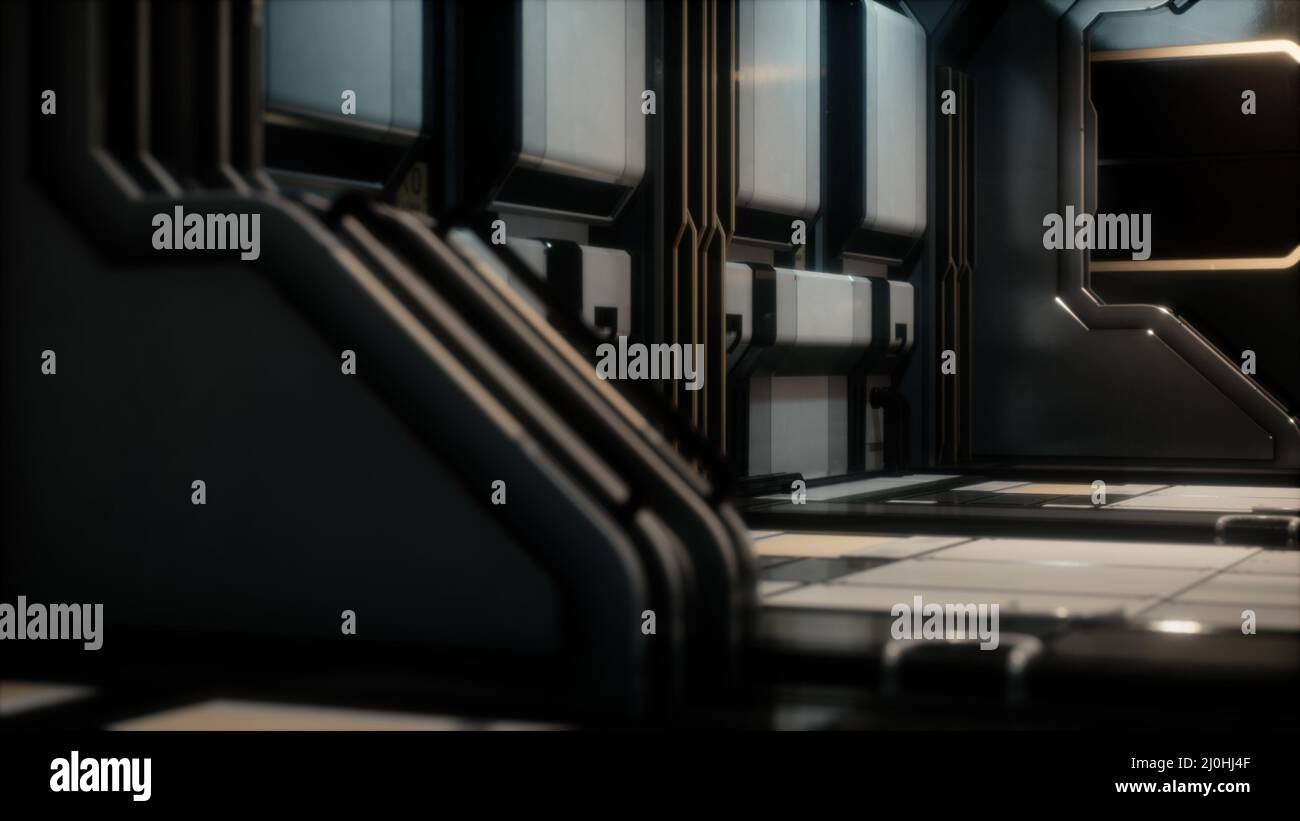 Metal tunnel neon future tech hi-res stock photography and images - Alamy