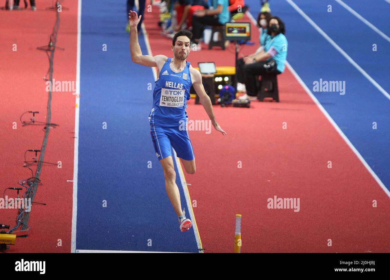 Miltiadis TENTOGLOU of Greece, Final Long Jump Men during the World ...