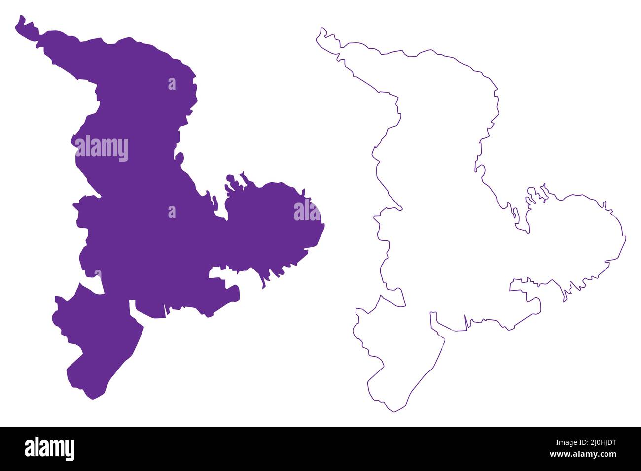 Fukushima island (Japan, East Asia, Japanese archipelago) map vector ...